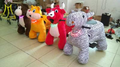 中国 Hansel  children walking plush coin amusement park coin operated kiddie rides 販売のため