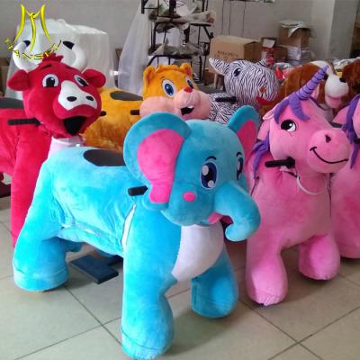 中国 Hansel shopping mall children plush motorized animals fun fair equipment for sale 販売のため