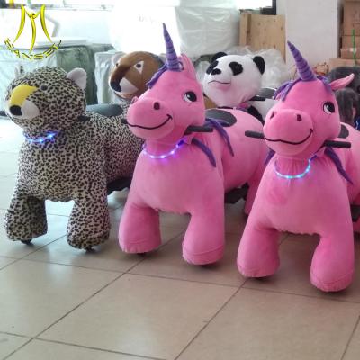 中国 Hansel battery operated ride animal plush zippy toy  amusement park games factory 販売のため
