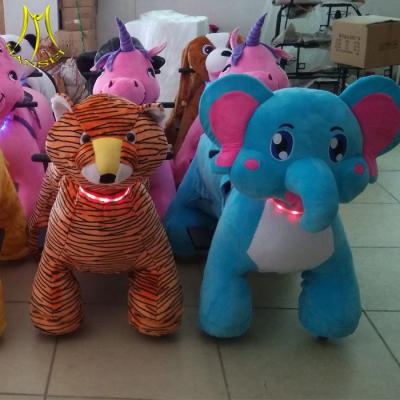China Hansel elephant animal electric ride on car walking plush unicorn animal with CE for sale for sale