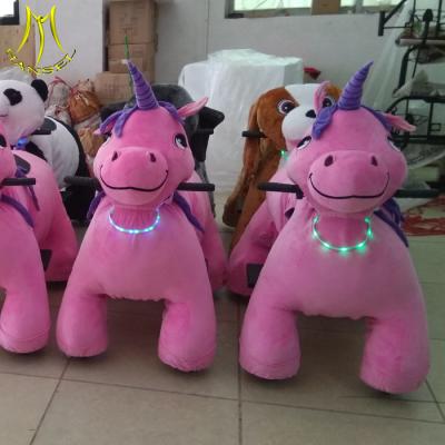 中国 Hansel  electronic kid riding car in shopping mall electric animal people ride on unicorn for sale 販売のため