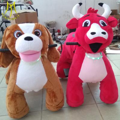 中国 Hansel amusement park animal battery operated ride horse animal safari rides toys 販売のため