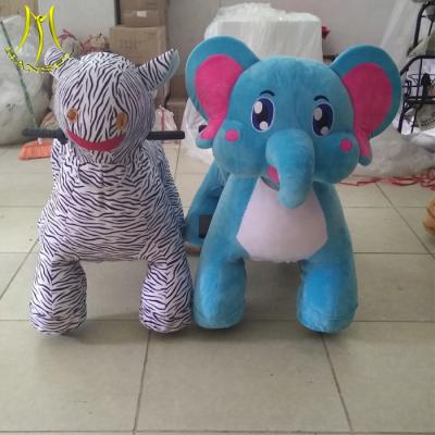 中国 Hansel  plush electric ride on motorized animals unicorn battery ride 販売のため