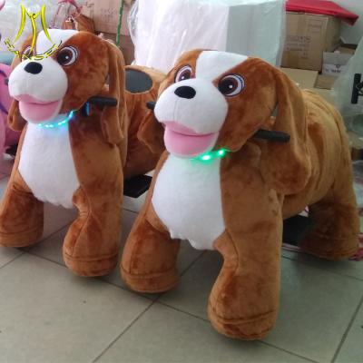 中国 Hansel plush rideable animal toy  animales montables electricos with battery for shopping mall 販売のため