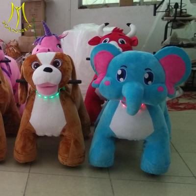 中国 Hansel  adult ride on toys stuffed animal indoor train ride for sales electric unicorn 販売のため