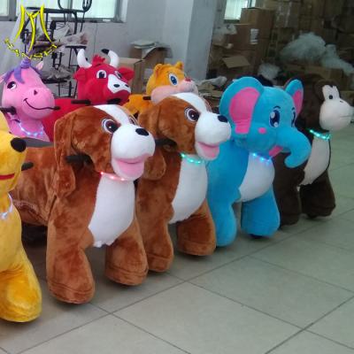 中国 Hansel battery motorized plush riding kiddy riders electric animal scooter 販売のため