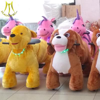中国 Hansel  battery motorized plush riding cars for kids to ride electric paw patrol scooter 販売のため