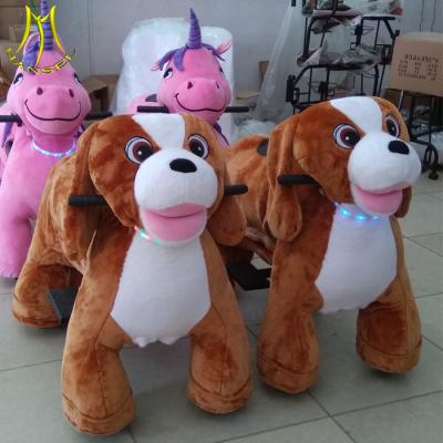 中国 Hansel  amusement park moving plush electric animals coin operated ride 販売のため