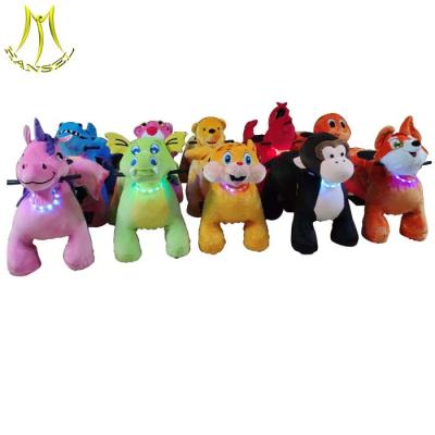 中国 Hansel 2019 new indoor and outdoor amusement kids coin operated walking animal ride 販売のため