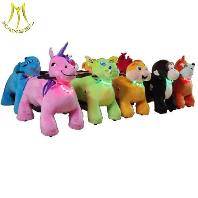 Hansel entertainment children indoor playground battery operated walking animal rides
