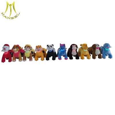 中国 Hansel 2019 indoor party rent moving horse toys non electric scooters animal rides for baby and adults 販売のため