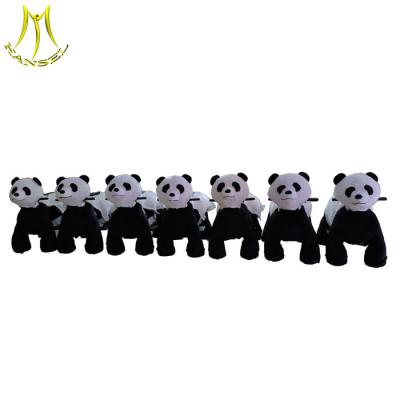 中国 Hansel fast profits amusement rides coin operated kiddie ride on panda toy 販売のため