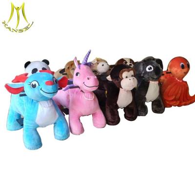 中国 Hansel entertainment animal electric scooter amusement park battery operated animal motor ride for adult 販売のため