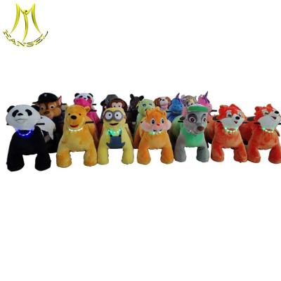 中国 Hansel commercial pluah walking animal battery ride on horse toy pony for kids and adults 販売のため
