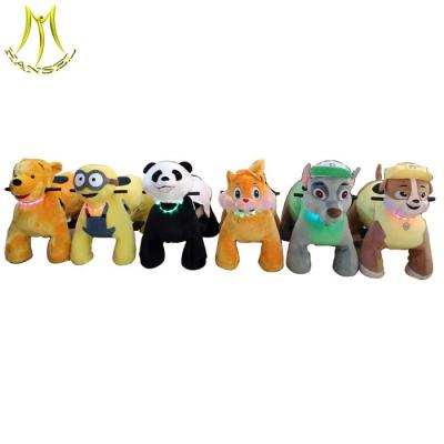 中国 Hansel  children's games paw patrol plush animal electric scooter for mall 販売のため