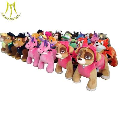 中国 Hansel walking animal scooters in mall battery power ride unicorn electric animals ride 販売のため