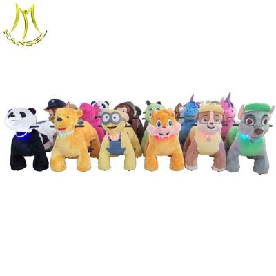 中国 Hansel kids commercial electric stuffed animals adults can ride for party rent 販売のため