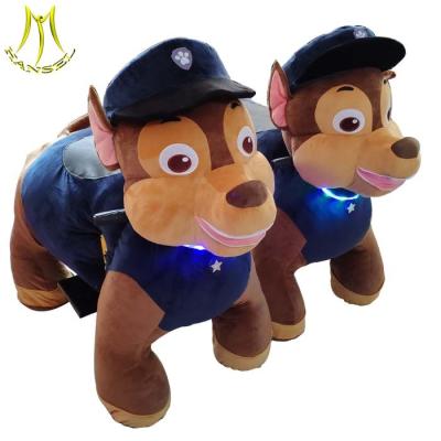 中国 Hansel shopping mall coin operated electric kids battery power paw patrol ride on animals 販売のため