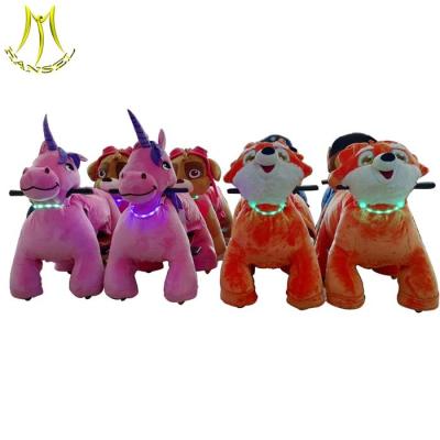 中国 Hansel  centro comercial patinete de peluche animales con bateria para adultos 販売のため