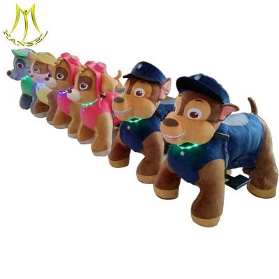中国 Hansel  plush motorized animals ride on animal for shopping mall 販売のため