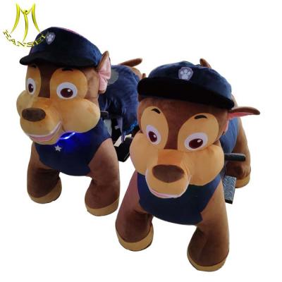 中国 Hansel popular battery operated stuffed animal ride electric ride on paw patrol for mall 販売のため