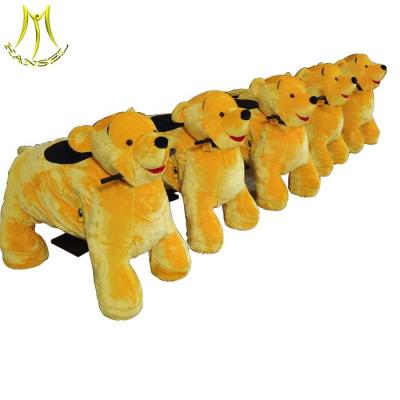 中国 Hansel plush animal battery coin operated stuffed animal ride bear 販売のため