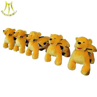 中国 Hansel plush walking ride on car kids electric animal 2v ride on amusement park 販売のため