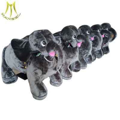 中国 Hansel  amusement park electronic plush riding stuffed elephant for children 販売のため