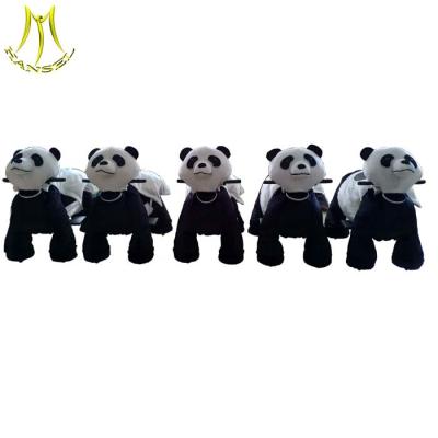 中国 Hansel   commercial plush walking animal adult ride on toys stuffed animals on wheels 販売のため