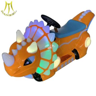 中国 Hansel  outdoor park children ride on dinosaur car battery power motorcycle for sale 販売のため
