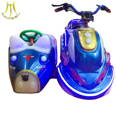 中国 Hansel outdoor playground remote control 12V kids motorcycle for sales with two seats 販売のため