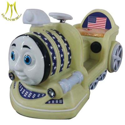 China Hansel entertainment equipment 12v 4 wheel electric battery power ride on train ride for sale