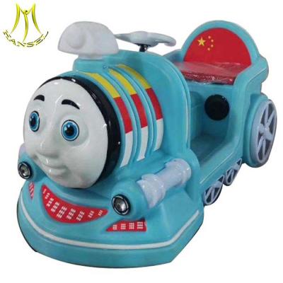 中国 Hansel outdoor playground battery power electric bumper car kids amusement ride on train 販売のため