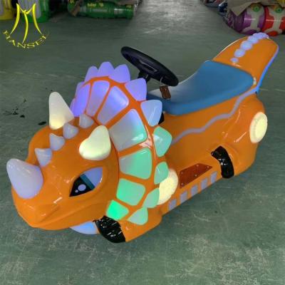 China Hansel indoor entertainment amusement park rides coin operated dinosaur kiddie rides for sale