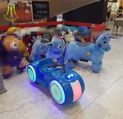 中国 Hansel walking stuffed animals electric mall riders plush walking animal rides 販売のため