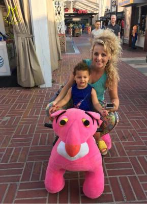 中国 Hansel high quality plush electric amusement rides animal battery operated elephant toy 販売のため