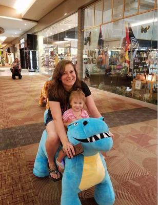 中国 Hansel high quality coin operated plush electric riding toy animal scooter in mall 販売のため