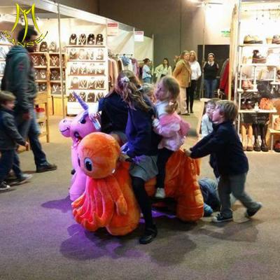 中国 Hansel kids entertainment coin operated electric indoor and outdoor ride on party animal toy 販売のため