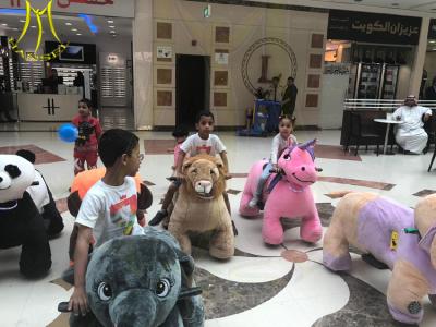 中国 Hansel amusement equipment battery powered drivable kids electric ride animal 販売のため