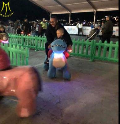Hansel wholesale plush animal coin operated ride on for mall
