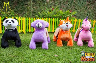 中国 Hansel  kids riding animal toys electric stuffed animals adults can ride 販売のため