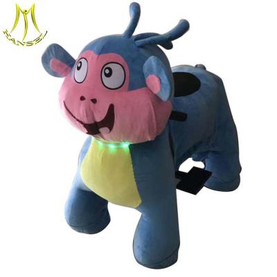 中国 Hansel motorized plush riding animal for kids non coin ride on animal toy for rental for parties 販売のため