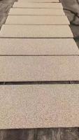 China Rectangular Yellow Granite Stone Slabs For Exterior Floor for sale