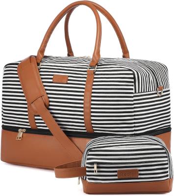 Cina Acque resistenti grande portatile per la notte Acque resistenti mamma ospedale weekender borsa da viaggio con vano per scarpe in vendita
