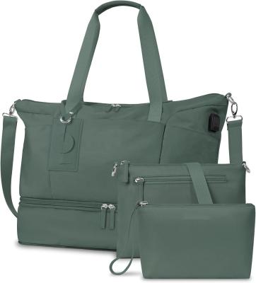Cina Carry On Tote Espandibile Weekend Gym Duffle Custom Con Compartimento Per Scarpe E Tasca Bagnata in vendita