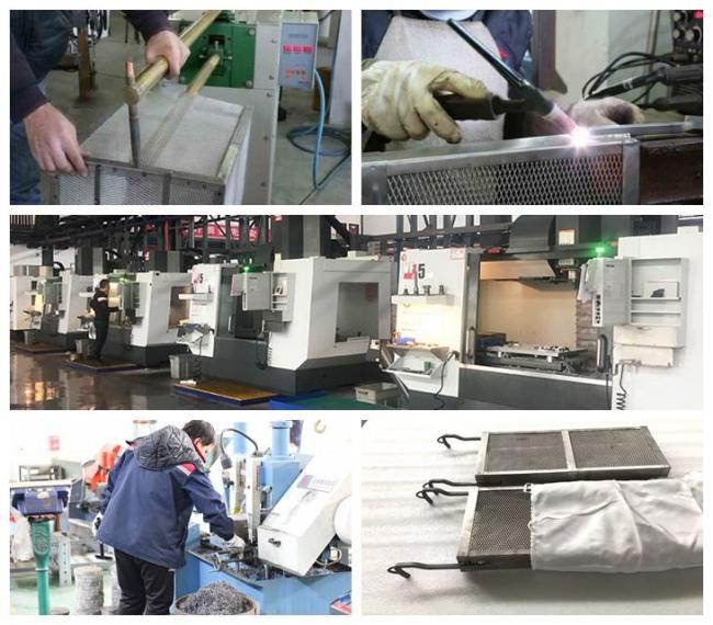 scaffali di titanio per anodizzare