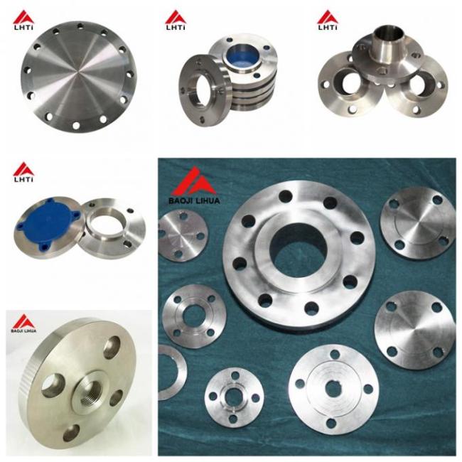Gr2 Gr7 Gr9 ANSI 150lbs 300 Ibs Class Titanium Blind Flange for pipeline 4