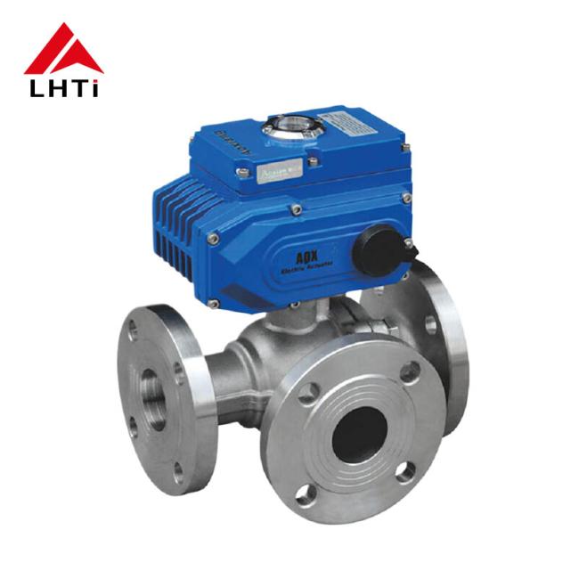 Three-Way Titanium Ball Valve Diagram