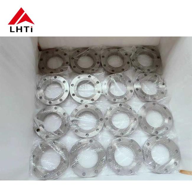 Titanium Flange Plate DIN2501 Gr2 Gr7 PN10 Titanium Plate Flange PLRF Flange Pipe Flange Plate For Pipeline Systems 0