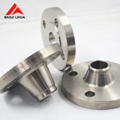 China Grade 2 RF Long Reducing Titanium Weld Neck Flange 2" 4" 6" 8" For Pipe for sale